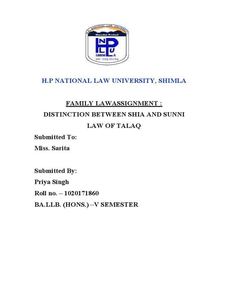 Family Talaq 1 | PDF | Marriage | Divorce