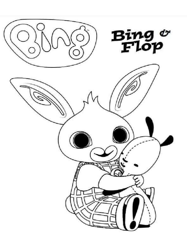 Bing Disegni Da Colorare Bing e Flop | PDF