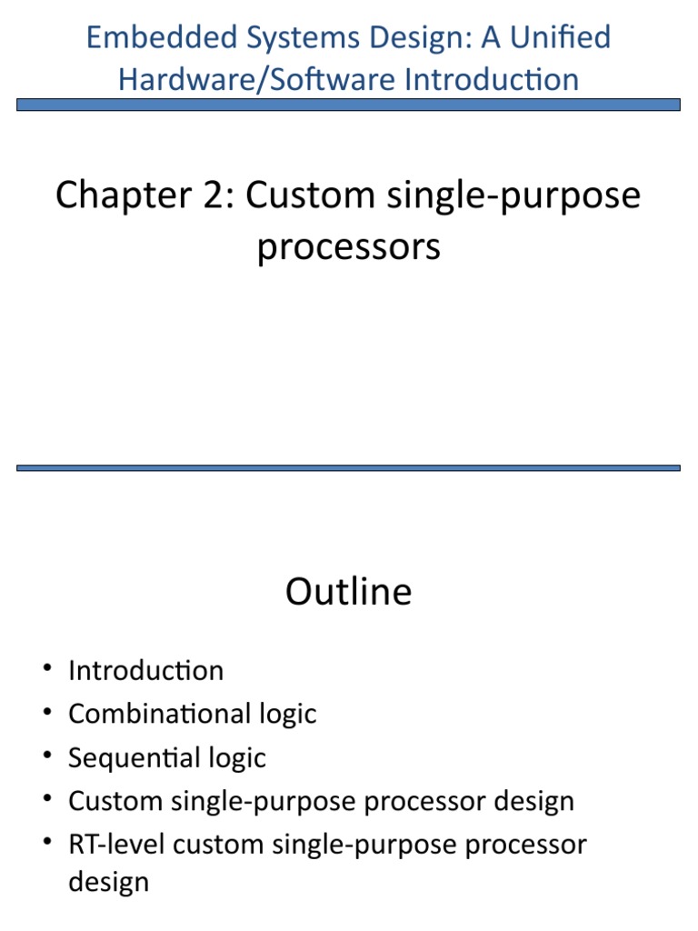 Embedded Systems Design: A Unified Hardware/Software Introduction | PDF | Cmos | Logic Gate