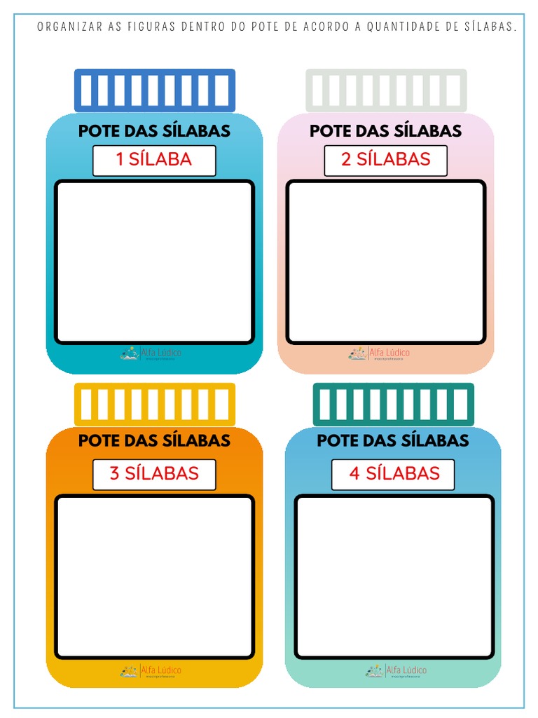 Pote Das Sílabas Tam A4 | PDF