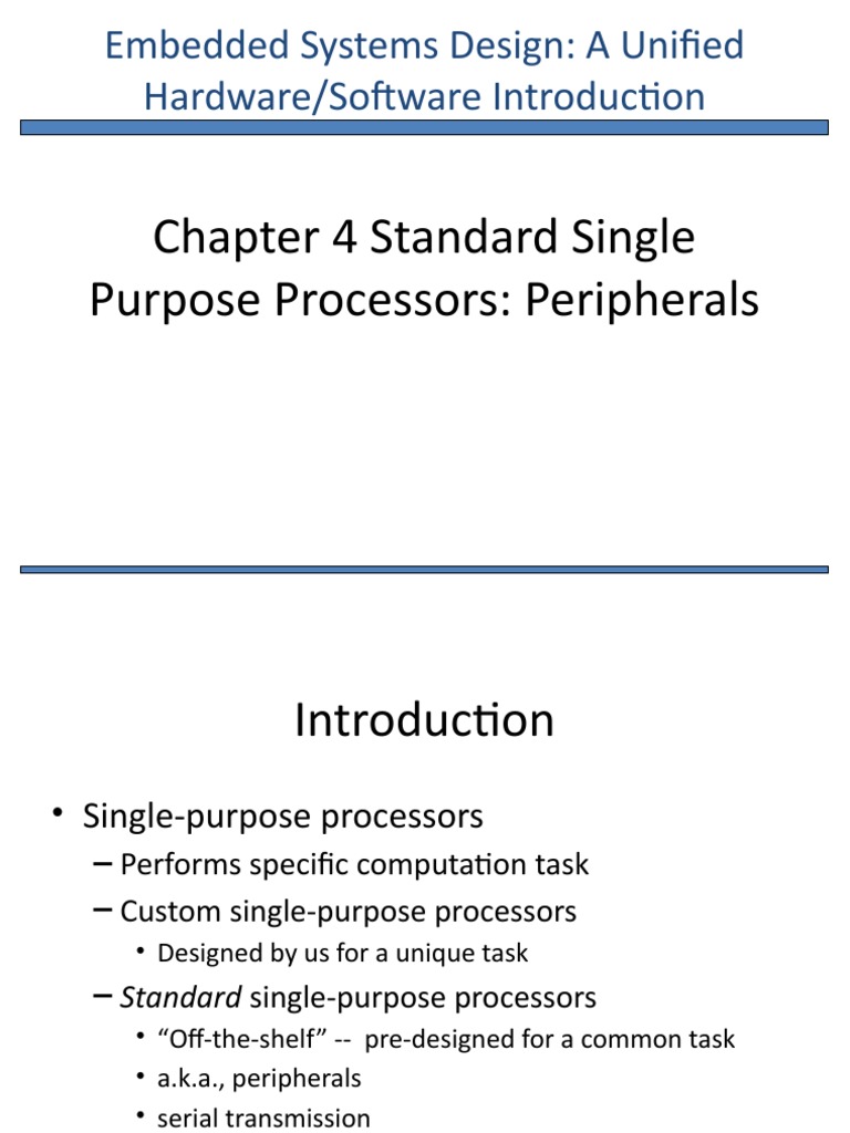 Embedded Systems Design: A Unified Hardware/Software Introduction | PDF | Electrical Engineering ...