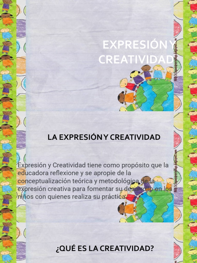Expresión y Creatividad | PDF