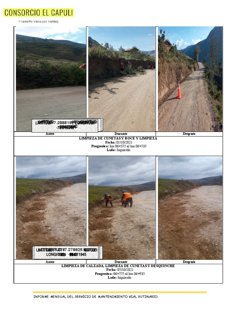 Panel Fotografico Consorcio El Capuli - Octubre | PDF