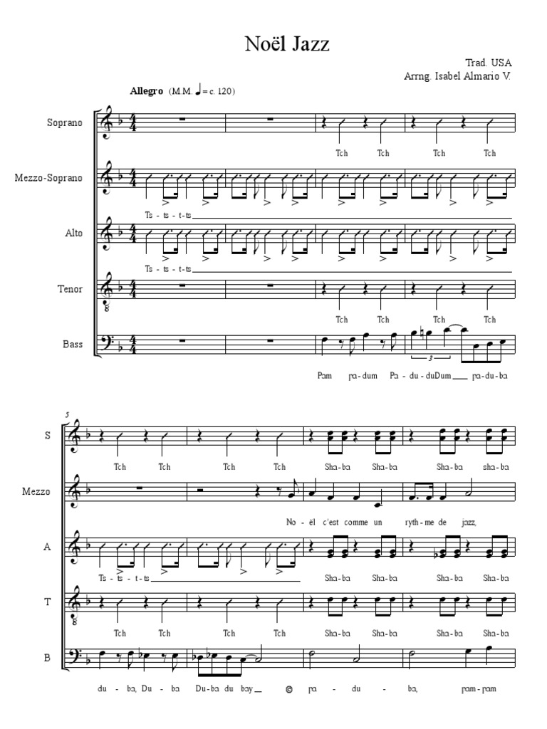 Noël Jazz | PDF | Chant | Musique vocale