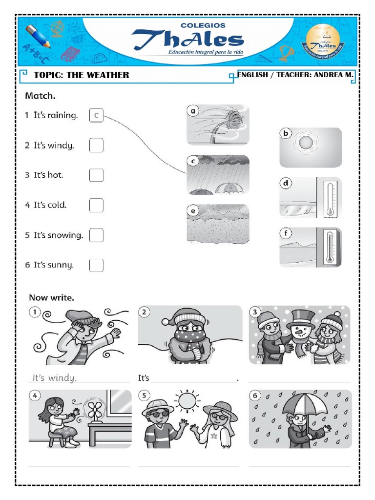 Ficha The Weather | PDF