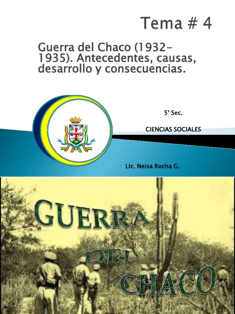 La Guerra Del Chaco 3 TRI | PDF | Bolivia | Paraguay