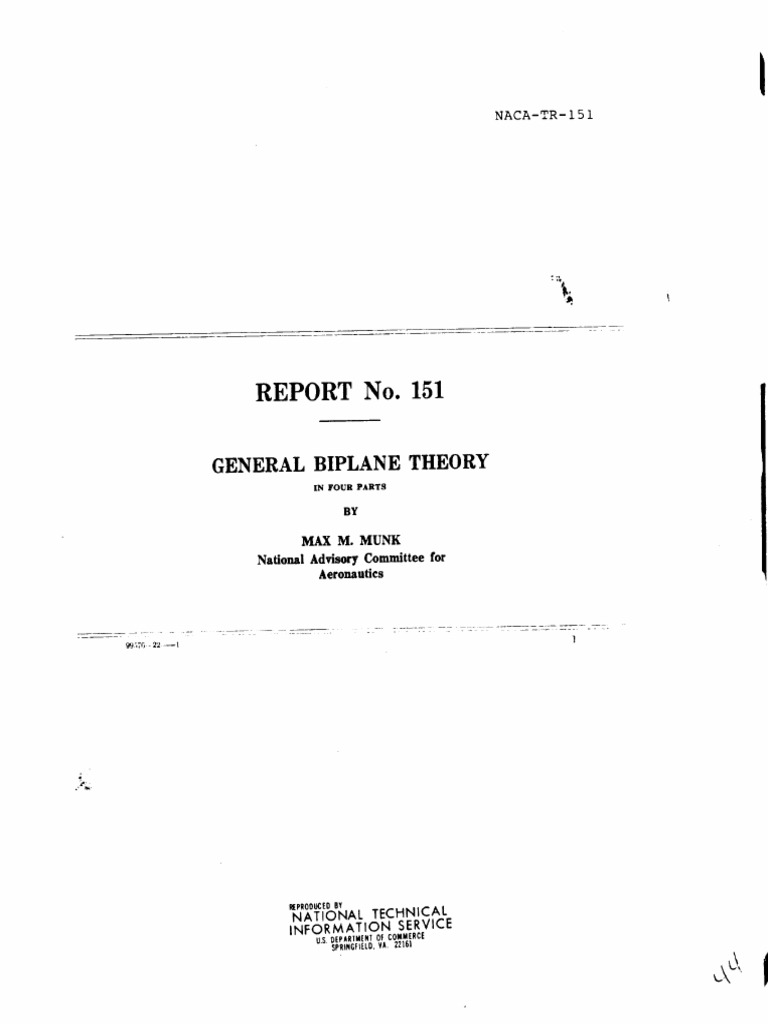 Biplanos Munk | PDF | Lift (Force) | Force