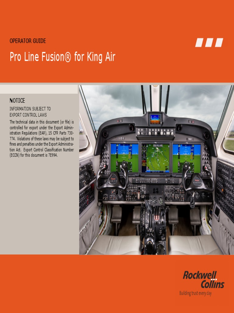 Pro Line Fusion For King Air Operator Guide - 5230820001 2 | PDF ...