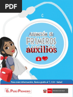 Cartilla de Primeros Auxilios MINSA | PDF | Herida | Quemar