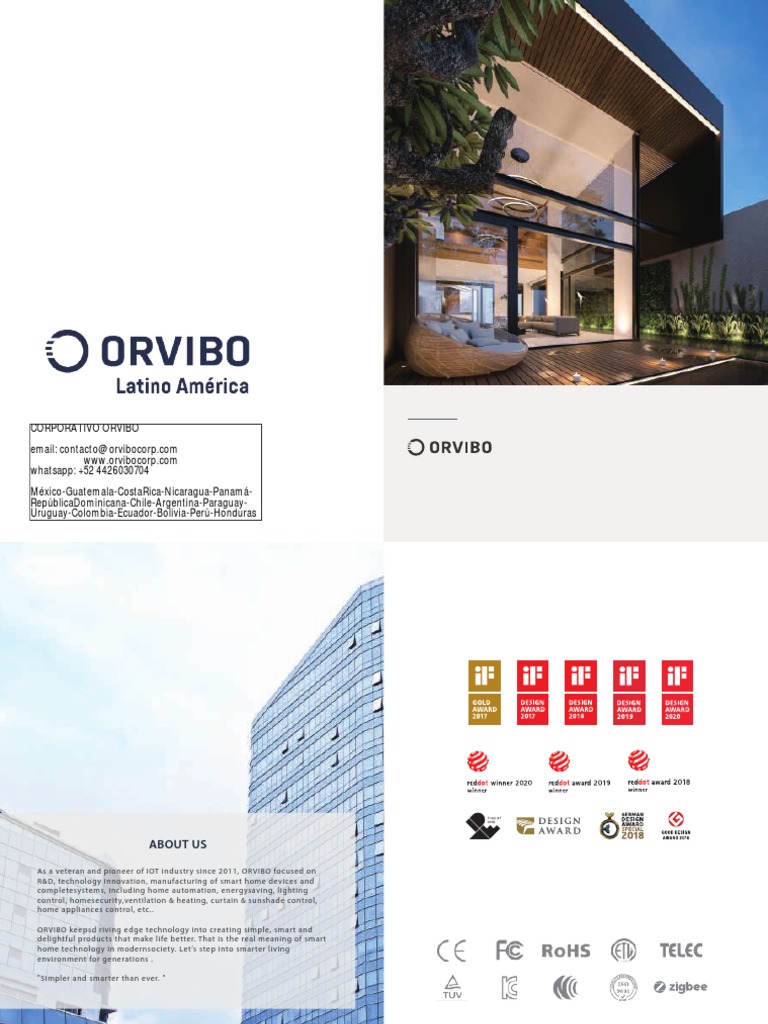 Catalogo Orvibo | PDF | Security Alarm | Remote Control