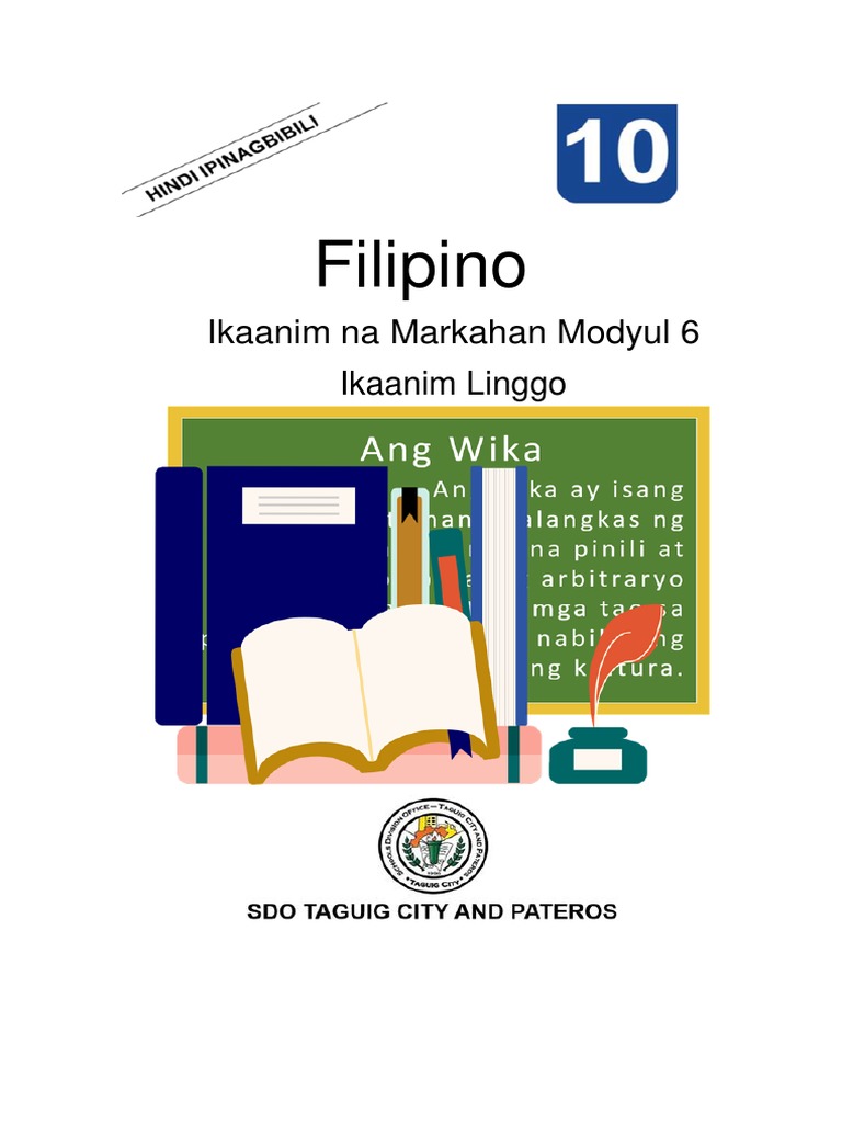 Fil.10 Q 1 Week 6 | PDF