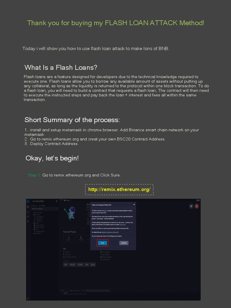How To Attack Flashloan | PDF | Loans | Adobe Flash