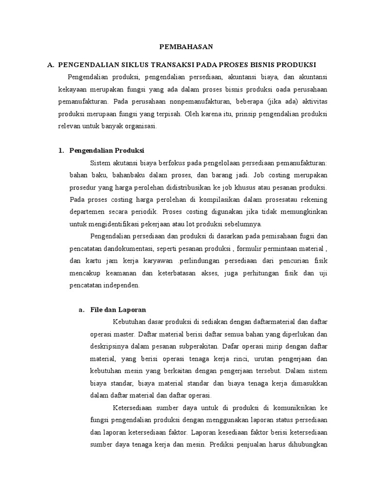 Pembahasan Sia Bab 9 | PDF | Teknologi & Rekayasa