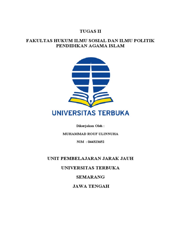 Tugas II Pendidikan Agama Islam Ut | PDF