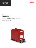 ABB TPU 4x.xx Indoor Current Transformers | PDF | Transformer ...