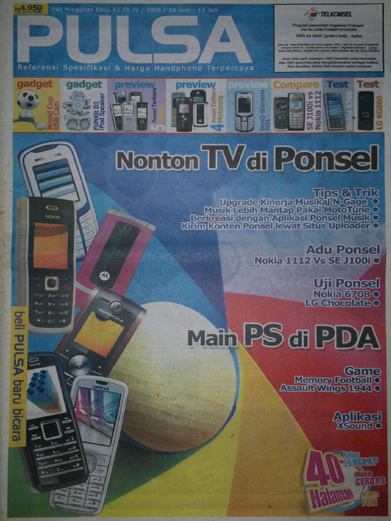 Tabloid Pulsa Edisi 83 (30 Juni - 13 Juli 2006) | PDF