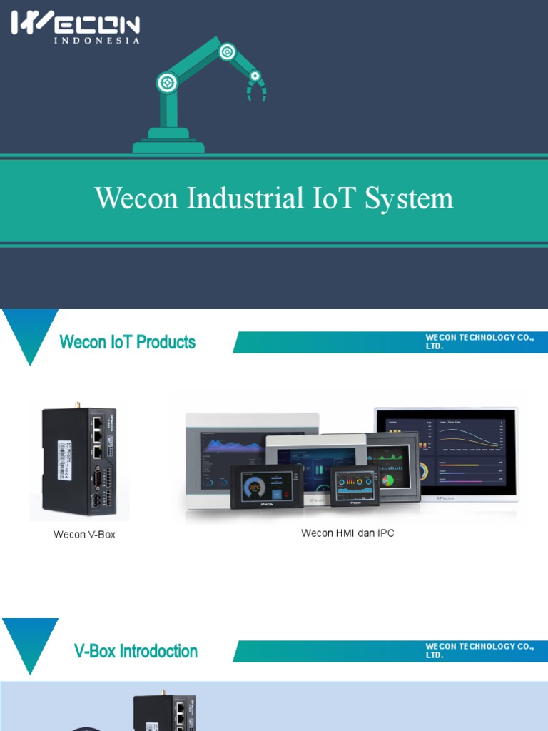 Wecon Industrial IOT System | PDF