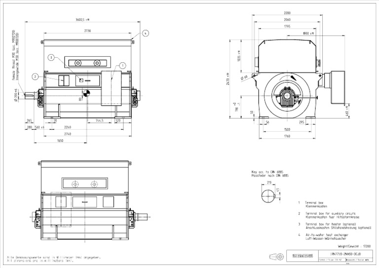 Desenho Motor Siemens | PDF