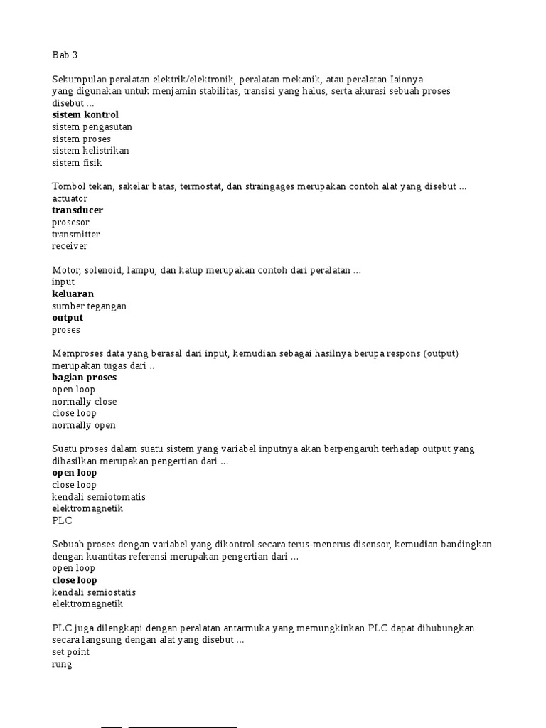 Bank Soal IML Ganjil Kelas XII | PDF