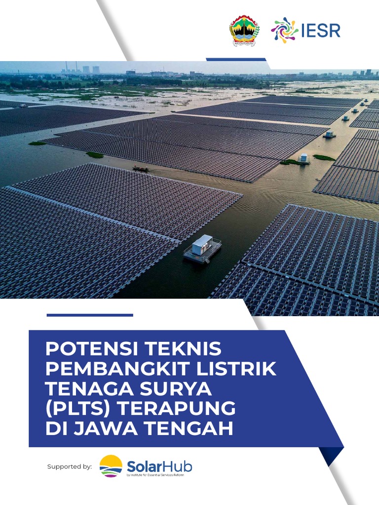 IESR - Potensi Teknis PLTS Terapung Di Jawa Tengah | PDF