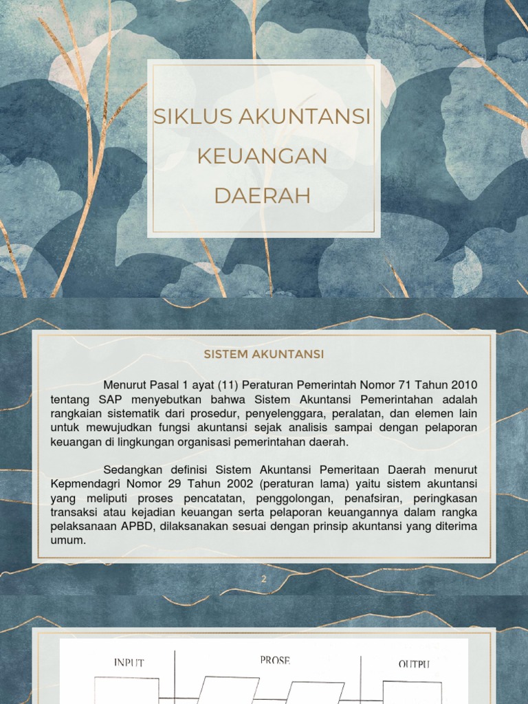 Siklus Akuntansi Keuangan Daerah | PDF | Pengelolaan Keuangan & Uang