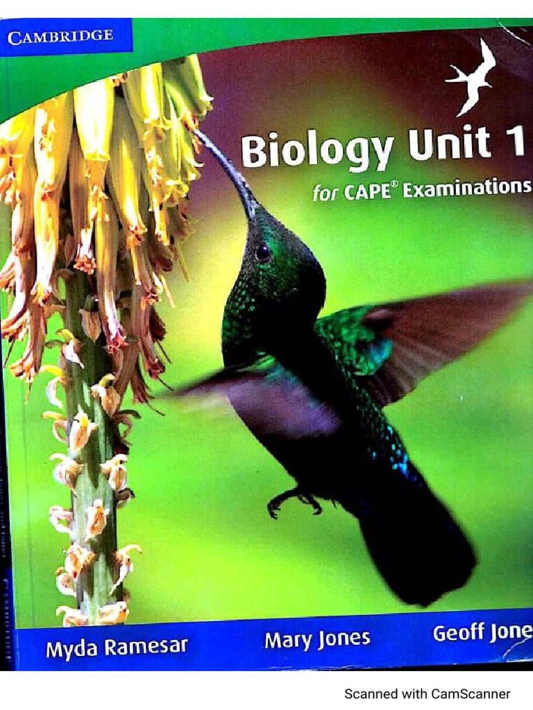 Biology Unit 1 For CAPE Examinations | PDF