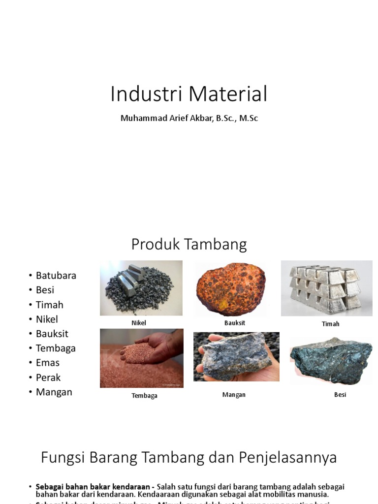 Industri Material | PDF