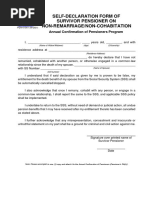 SSS Form (Annual Confirmation of Pensioners ACOP) (Blank) | PDF
