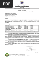Request Letter For Benchmarking | PDF