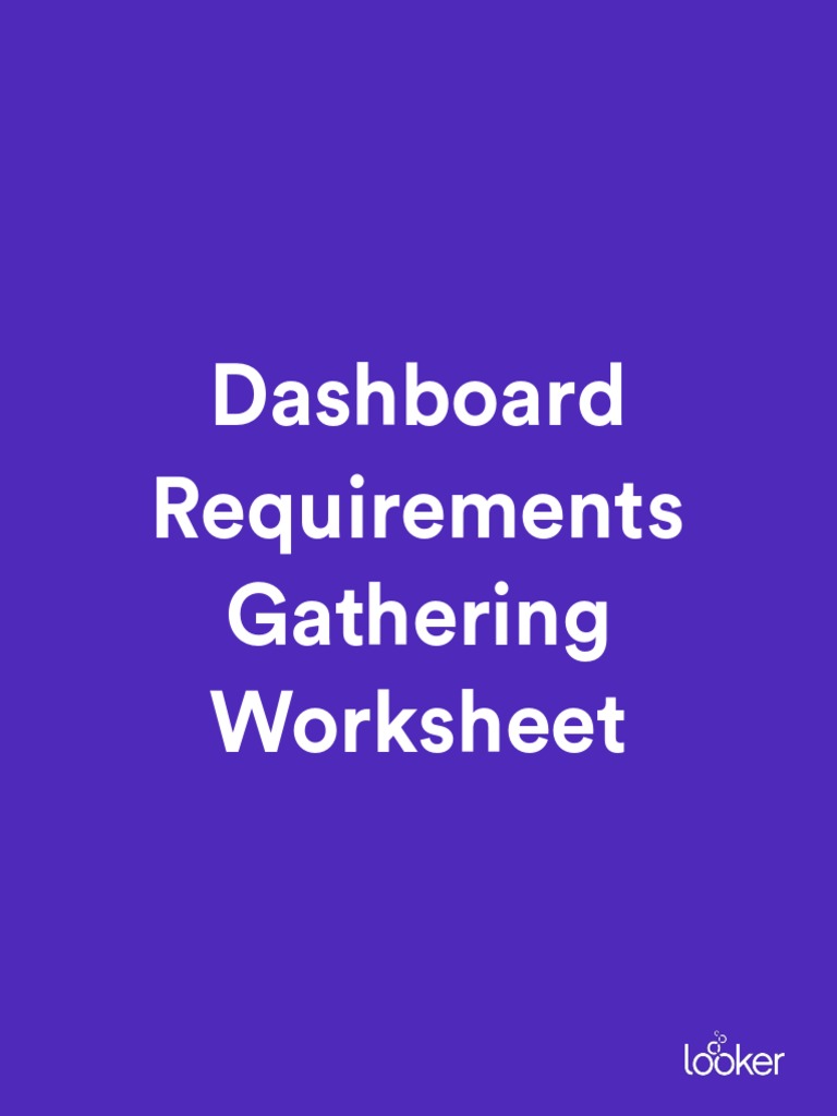 Requirements Gathering Worksheet | PDF | Data | Information