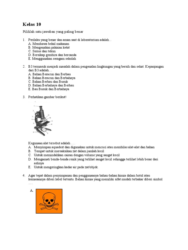 Soal Biologi Kelas 10 | PDF