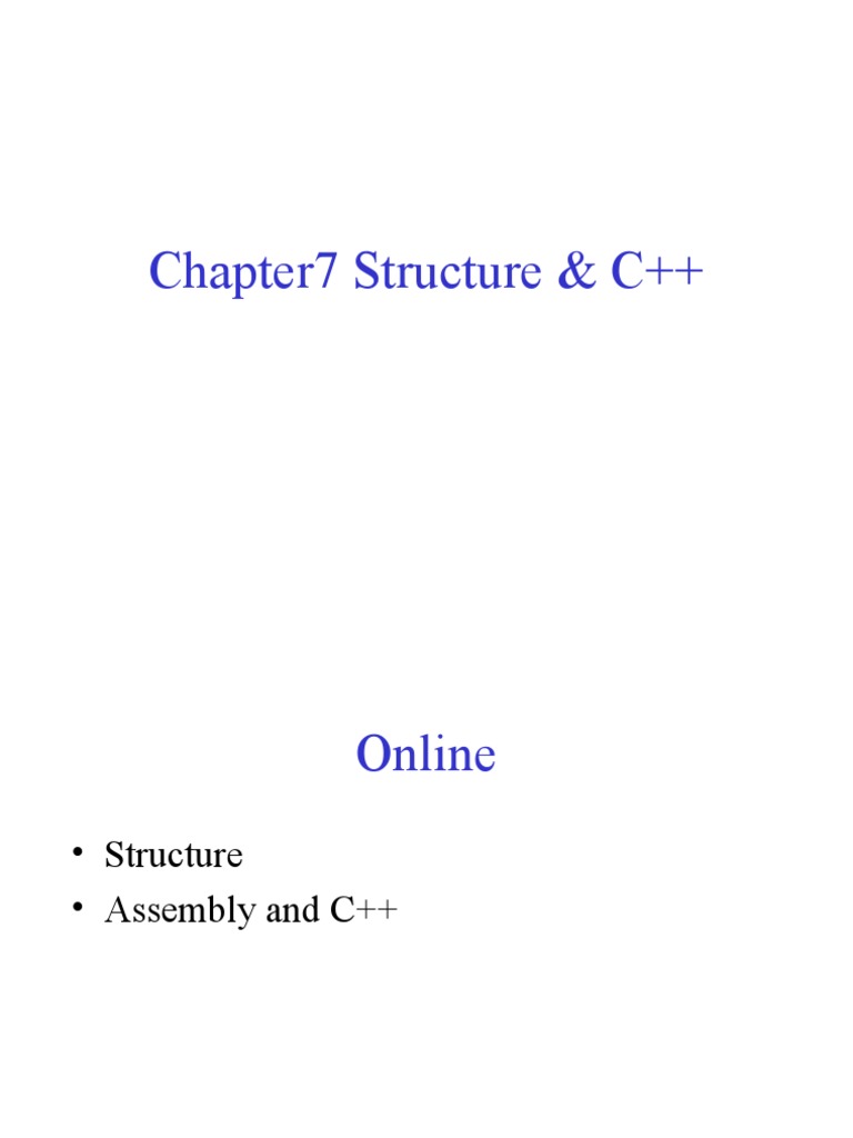 Chapter 7 Structures and C | PDF | C++ | Subroutine