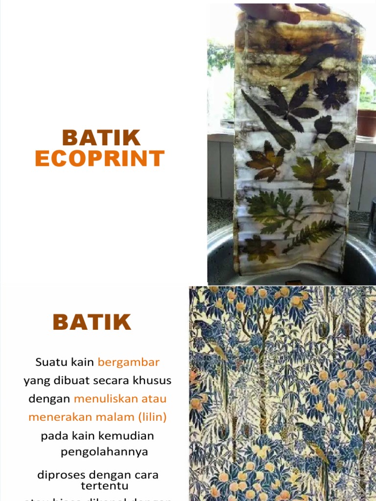 PDF Batik Ecoprint | PDF | Memasak, Makanan, & Anggur