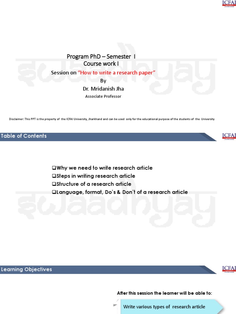 How To Write A Research Paper | PDF | Academic Publishing | Behavior