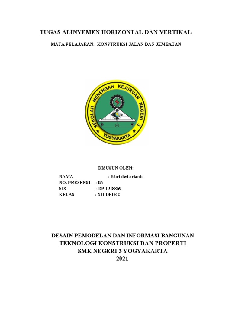 Alinyemen Jalan: Horizontal & Vertikal | PDF | Seni