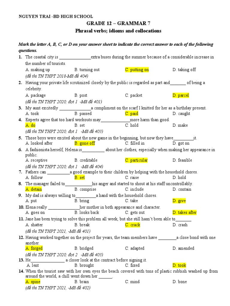 Grade 12 English Exam Prep | PDF
