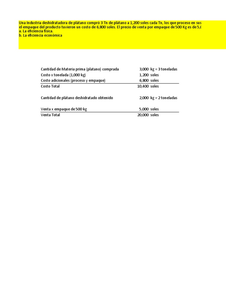 Sem2 - Ejercicios Alumnos s2 | PDF | Business | Producción y fabricación