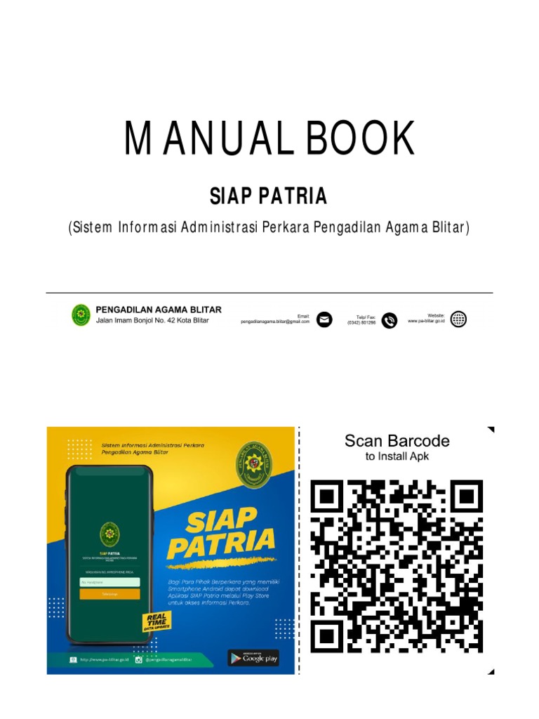 Manual Book - Siap Patria | PDF