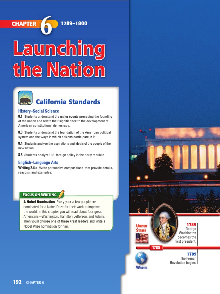 18 - Chapter 6 (Launching The Nation) | PDF | George Washington ...