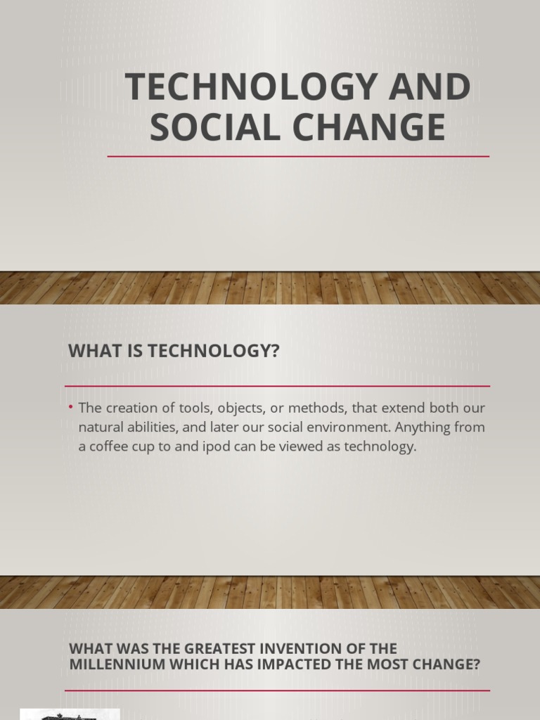Technology and Social Change | Download Free PDF | Printing Press ...