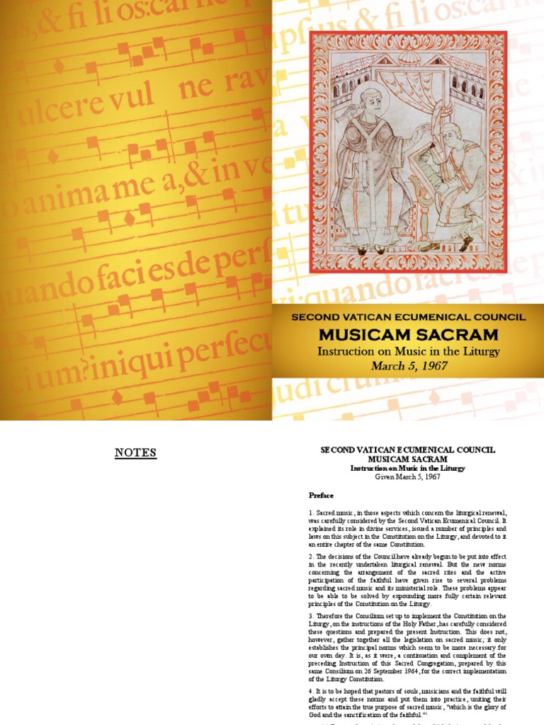 Musicam Sacram (Full) | PDF | Mass (Liturgy) | Anglicanism