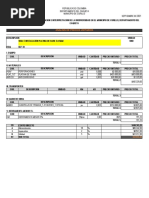 Formato Cuadro APU | PDF