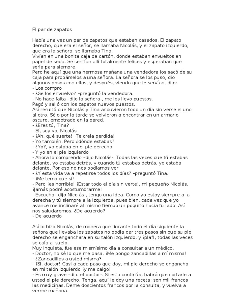 El Par de Zapatos | PDF | Ocio
