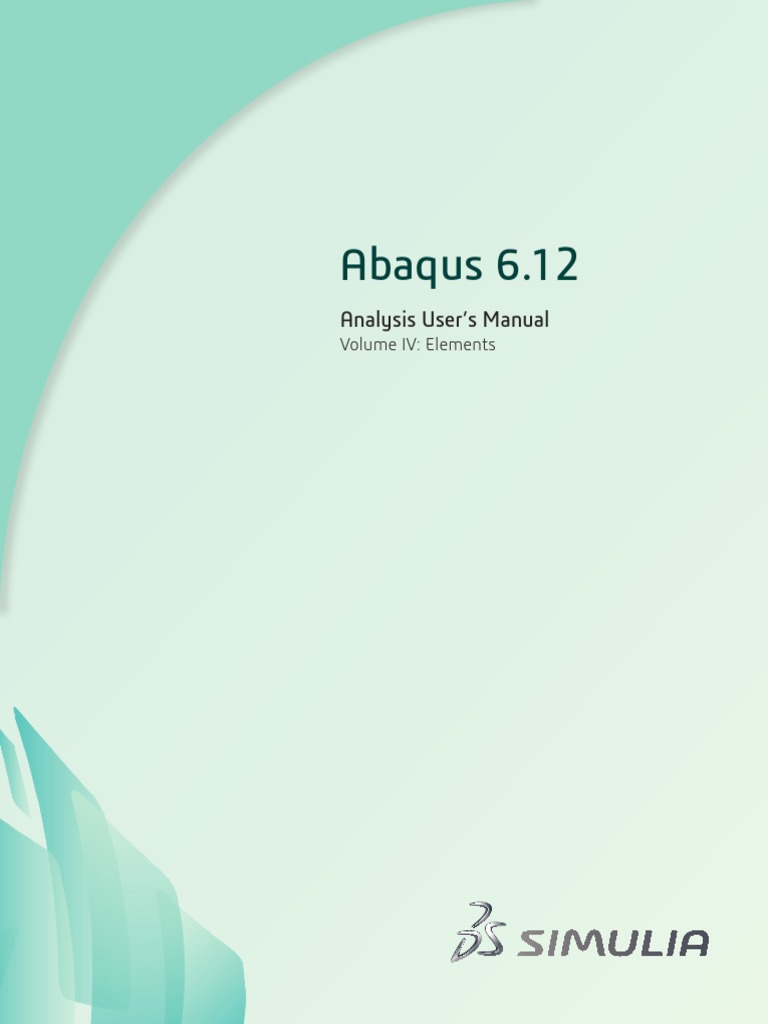 Abaqus Analysis User's Manual, Vol4 | PDF | Elasticity (Physics) | Plasticity (Physics)