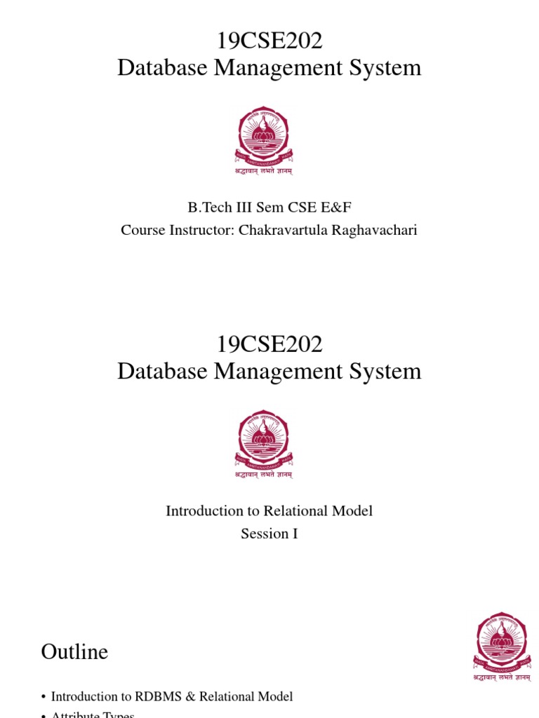 RDBMS, Keys, Constraints | PDF | Relational Database | Information ...