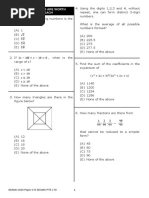 Math Problem Solving Questions | PDF | Area | Elementary Geometry