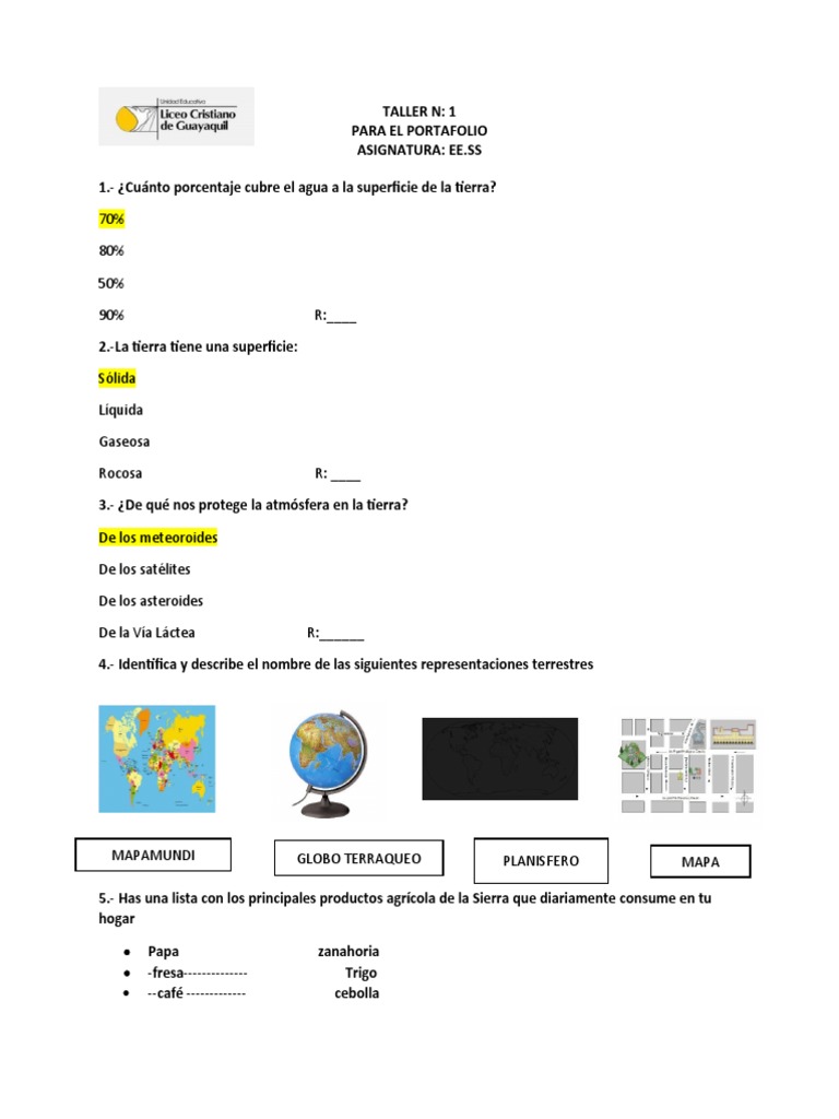 Taller #1 Portafolio Eess | PDF | Estudios de idiomas extranjeros | Hogar, jardinería y bricolaje