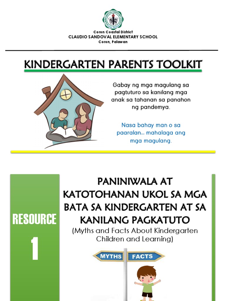 Kindergarten Parent Toolkit Revised | PDF