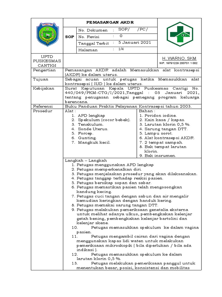Pemasangan Akdr | PDF