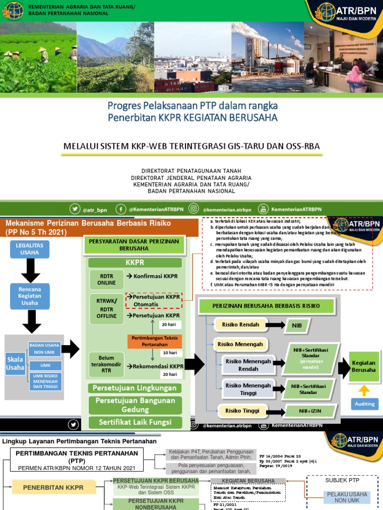 Soialiasasi Progress PTP KKPR OSS-RBA-211021 | PDF
